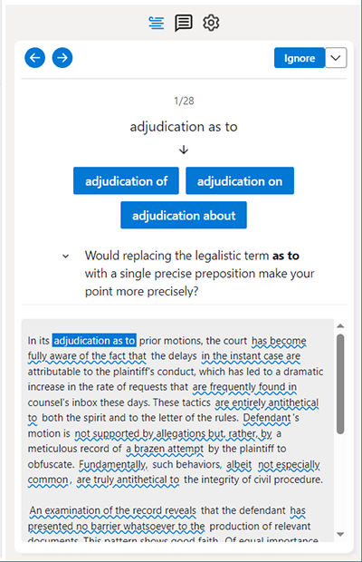 How to Use BriefCatch for Outlook