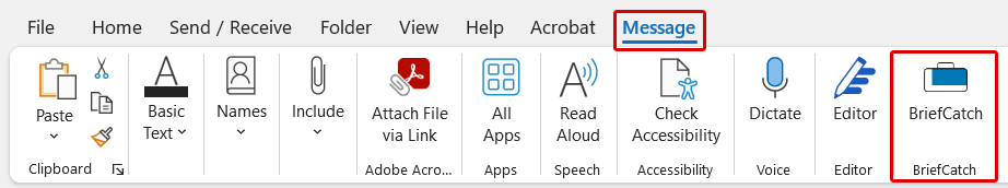 How to Use BriefCatch for Outlook